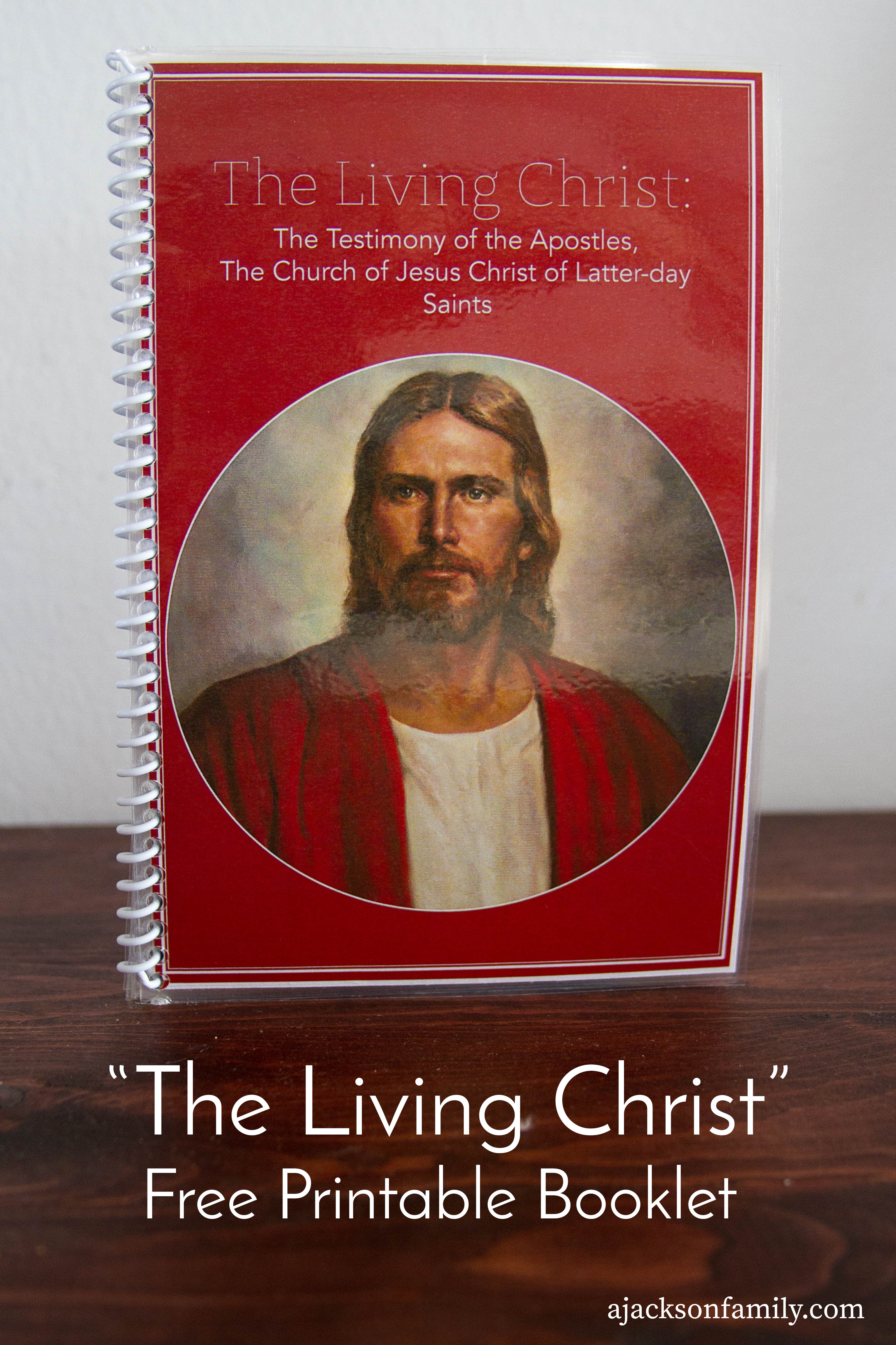 Update The Living Christ Free Printable Booklet A Jackson Family
